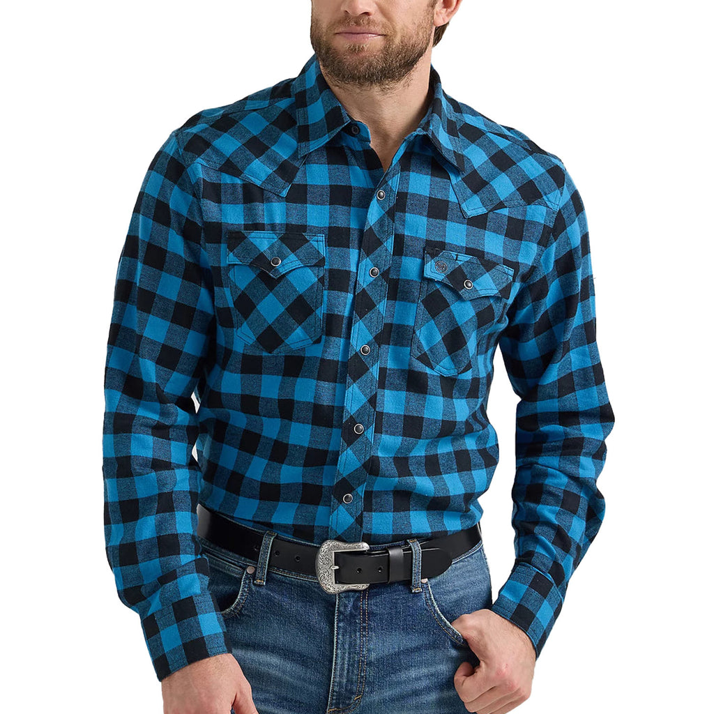 112351489 Blue Flannel – Alcala's Western Wear
