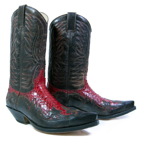 3241-RED-PYTHON – Alcala's Western Wear