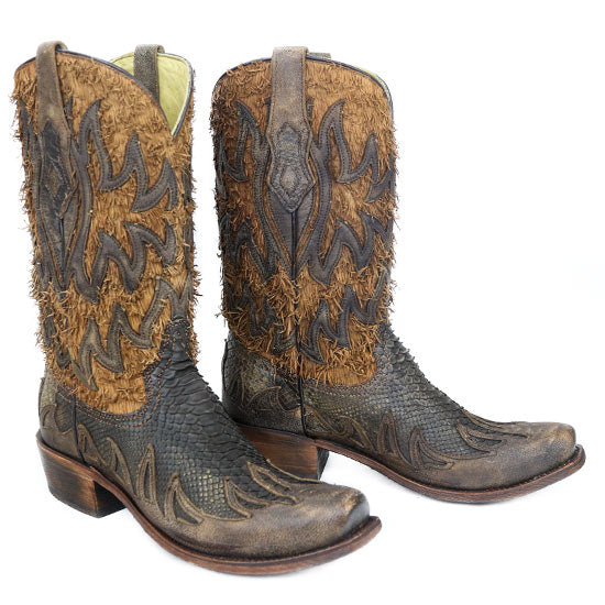 C3621-BROWN-PYTHON-OVLY – Alcala's Western Wear