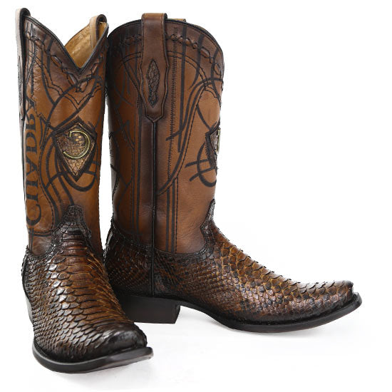 CU401-BROWN-PYTHON – Alcala's Western Wear