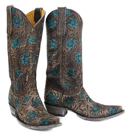 L3466-2-CHOCOLATE-TURQ – Alcala's Western Wear