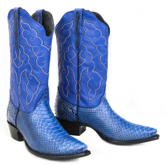 LA002-9-BLUE-PYTHON-WMN – Alcala's Western Wear