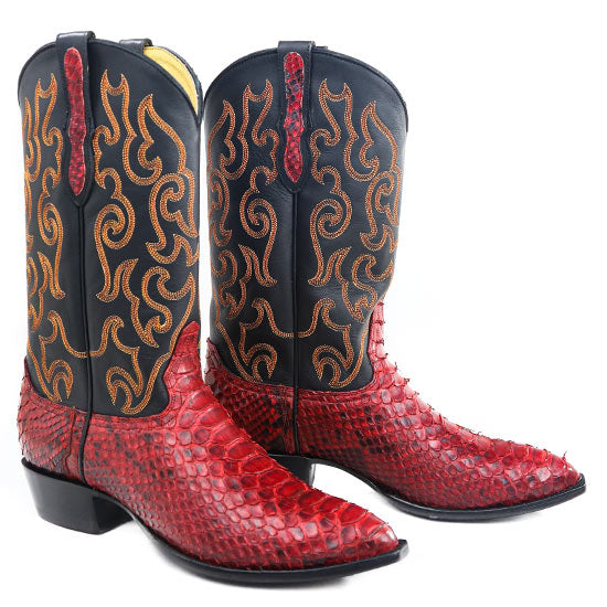 MA001-1-RED-PYTHON – Alcala's Western Wear
