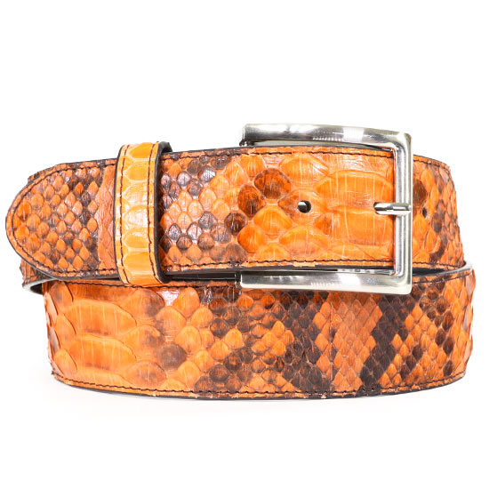 PYTHON-ORANGE-BELT – Alcala's Western Wear