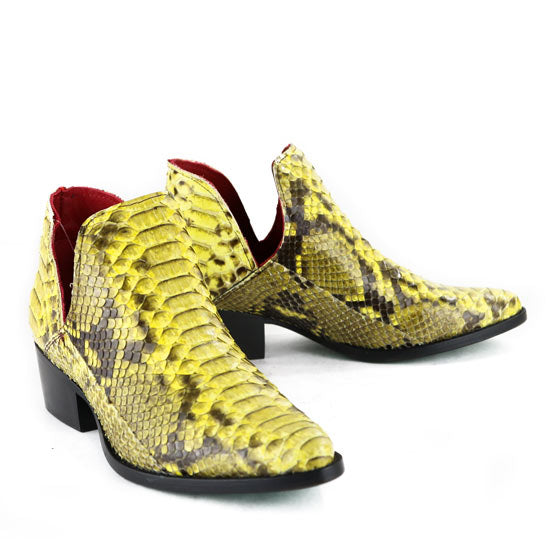 YELLOW-PYTHON-SHRT-BOOT – Alcala's Western Wear